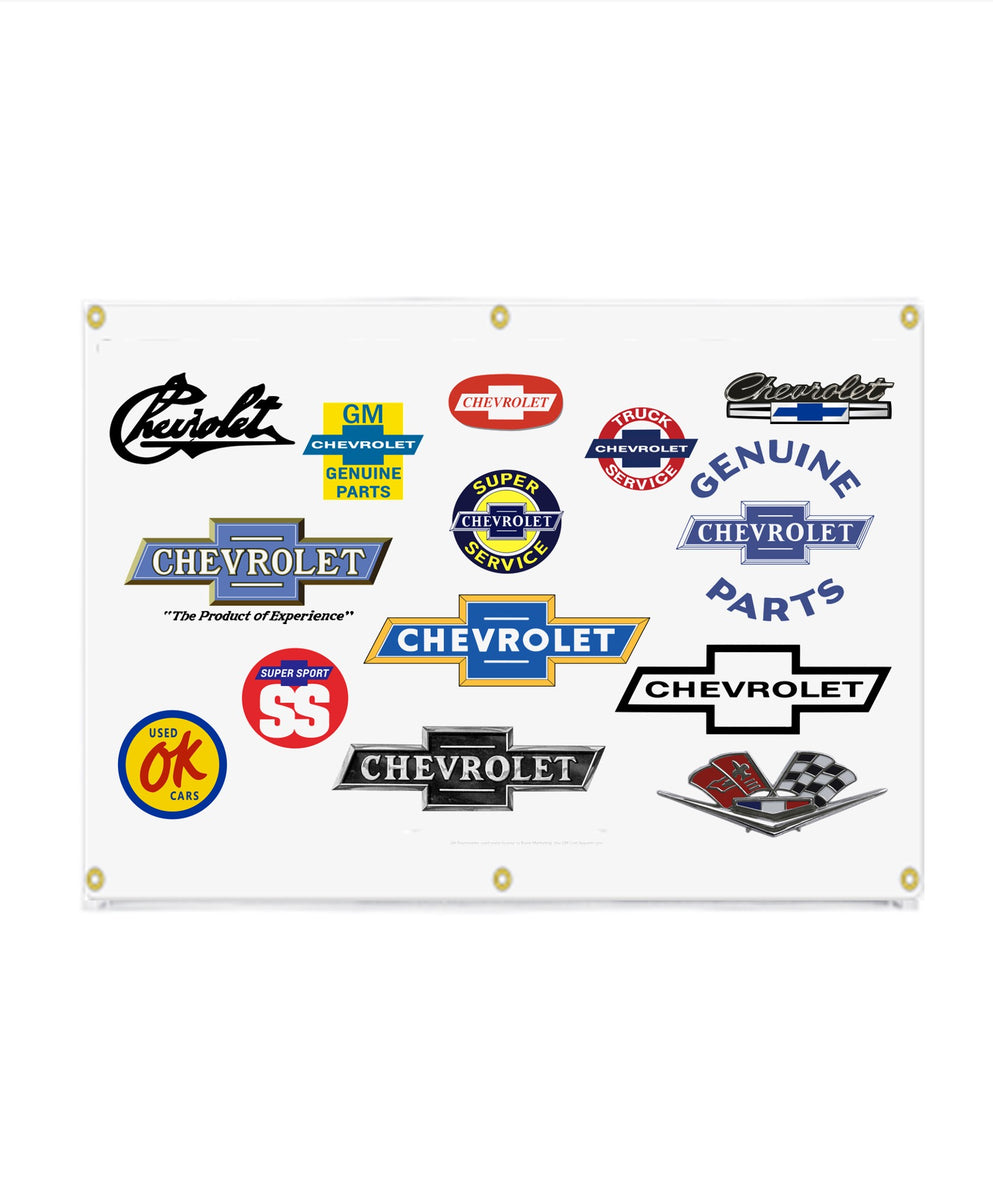 CHEVROLET Badges through the years Banner – GMClubapparel.com