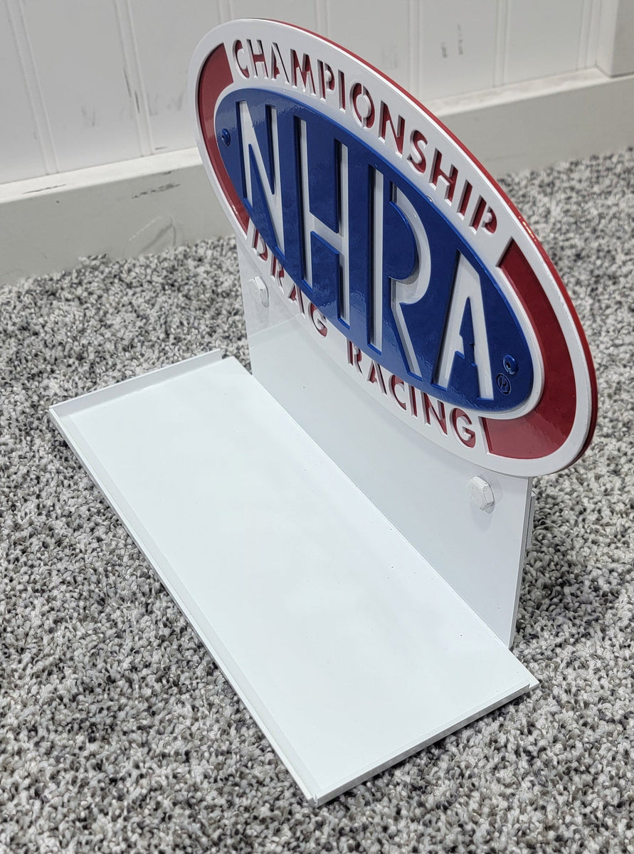 NHRA 1/24 Championship Sheet Metal Drag Racing Logo Diecast Display ...