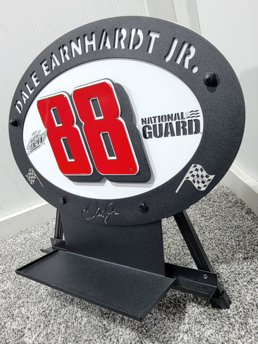 Dale Earnhardt Jr. #88 Oval 3D Premier Metal Diecast Display ...