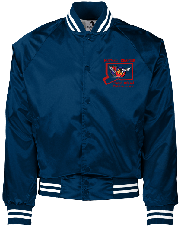 POCI NUTMEG SATIN JACKET (LEFT CHEST EMBROIDERY only) – GMClubapparel.com