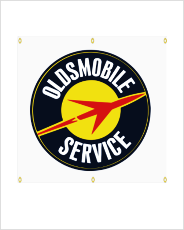 Oldsmobile 50's Service Garage Banner – GMClubapparel.com